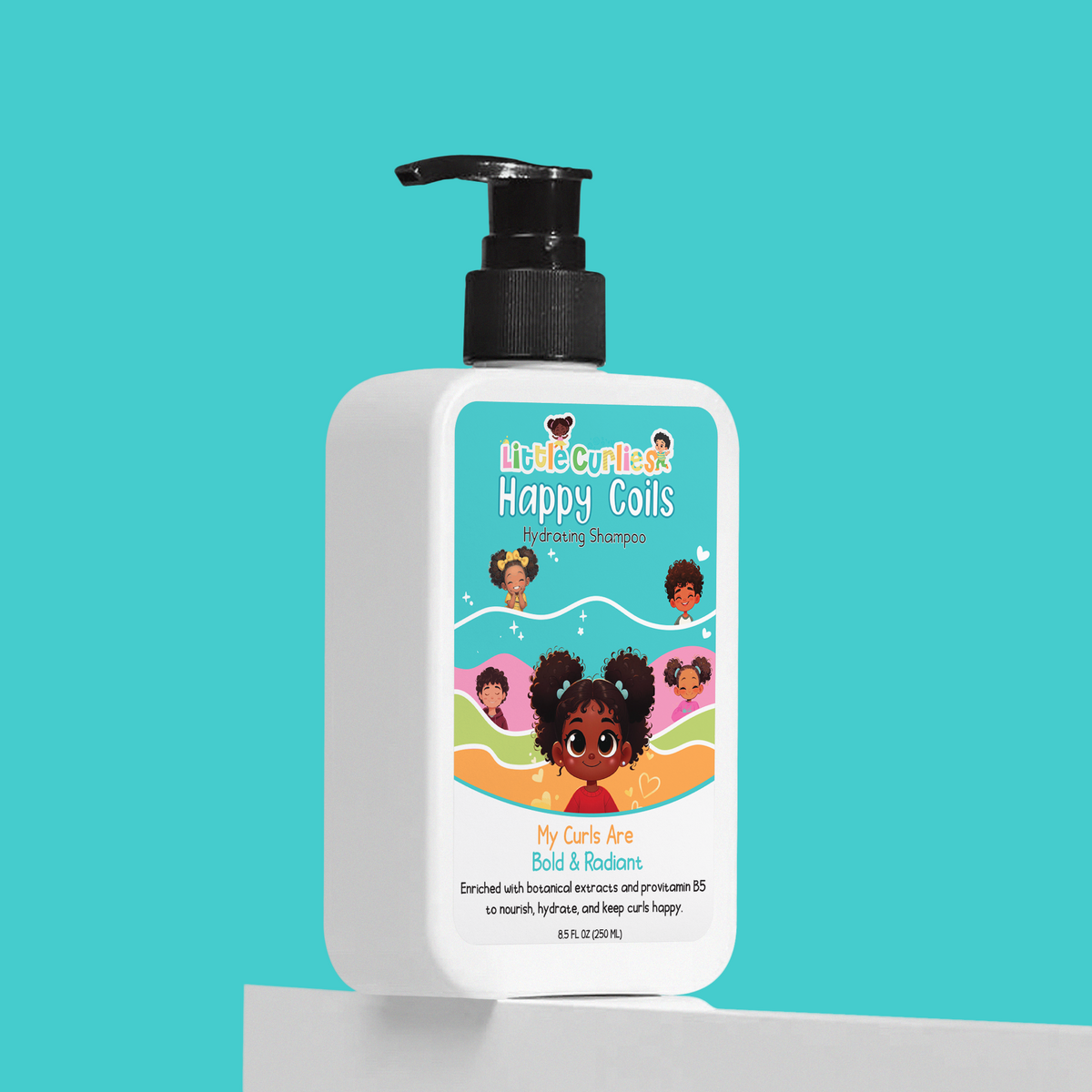 Happy Coils Hydrating Shampoo | Sulfate-Free Shampoo for Kids Natural ...